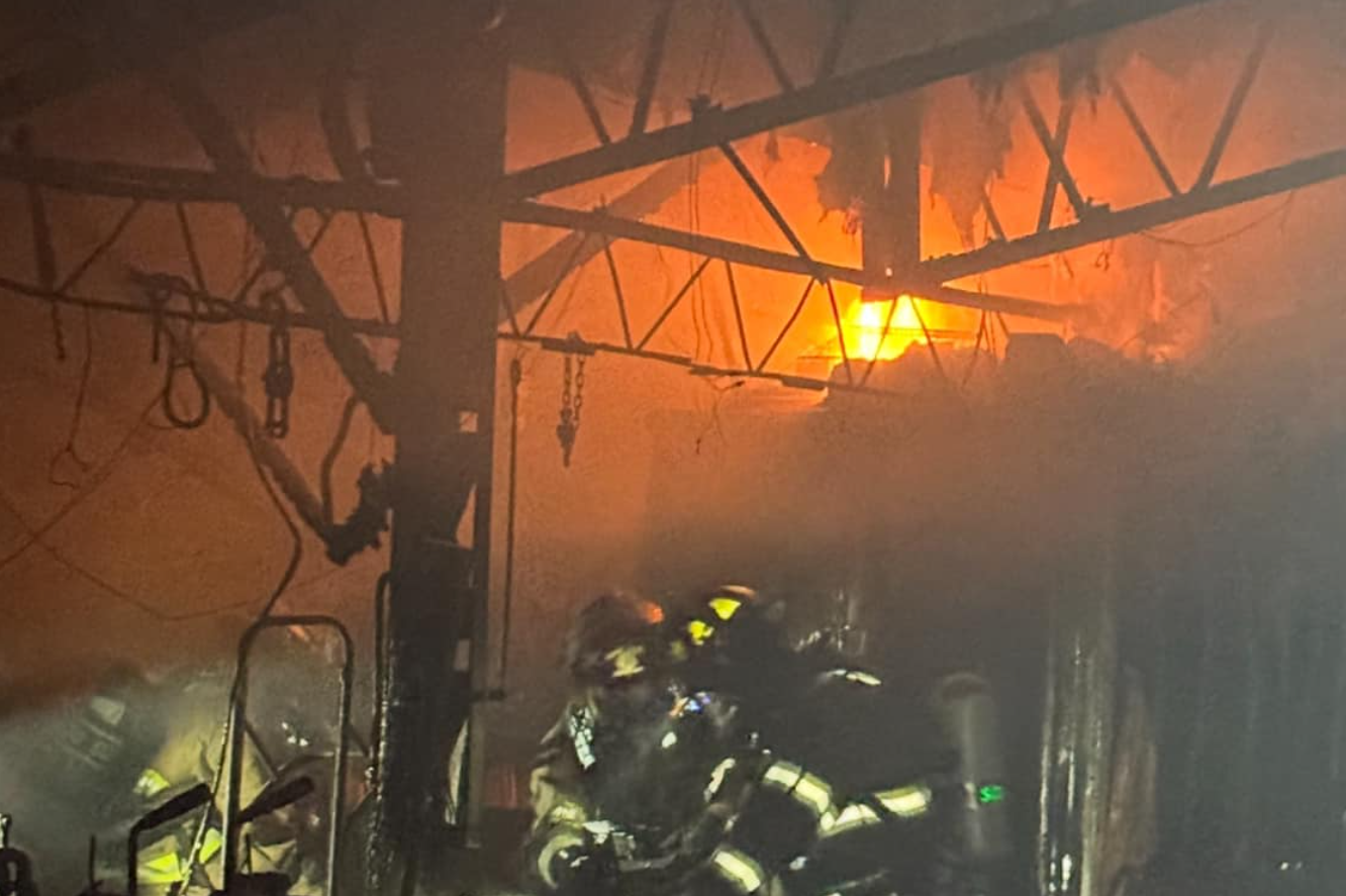 Barn Bursts Into Flames In Arkansas As Multiple Fire Departments ...